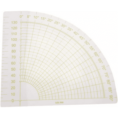 Hard Plastic Right Angle 90⁰ Sector Quilt Patchwork Ruler– Sewing Parts ...